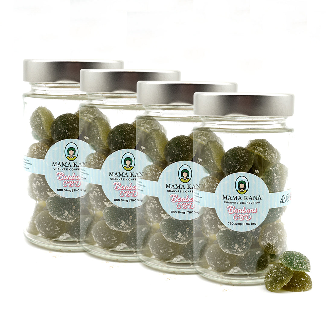 Bonbon à la Framboise - Bonbons CBD de qualité - Mama Kana